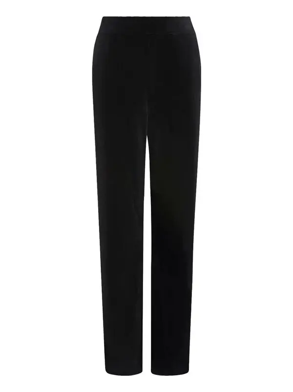 Emporio Armani Velvet Trousers - Black