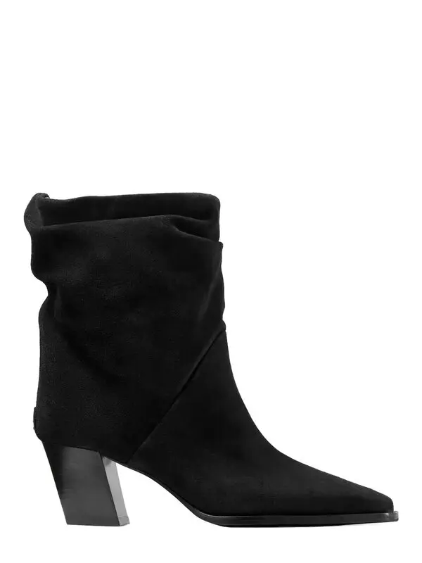 JIMMY CHOO 60mm Hart Suede Boots - Black