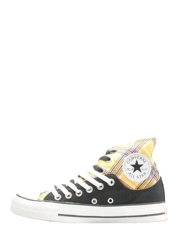 CONVERSE Plaid-panel Sneakers - Black