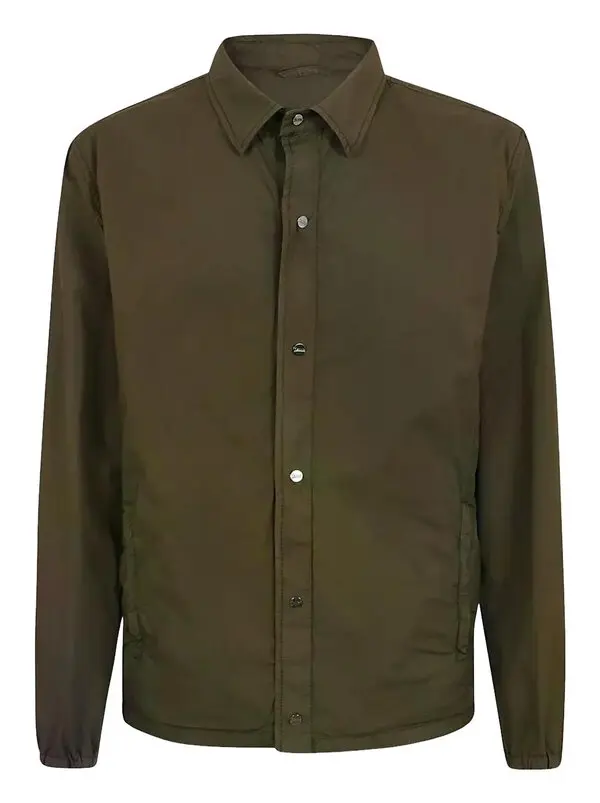 Herno Press-stud Fastening Shirt Jacket - Green
