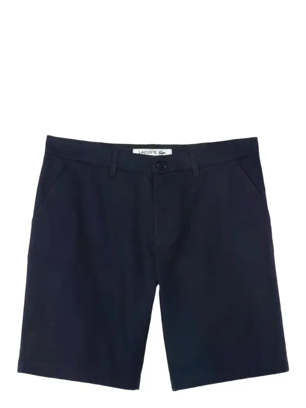 Lacoste Commuter Button-fastening Shorts - Blue