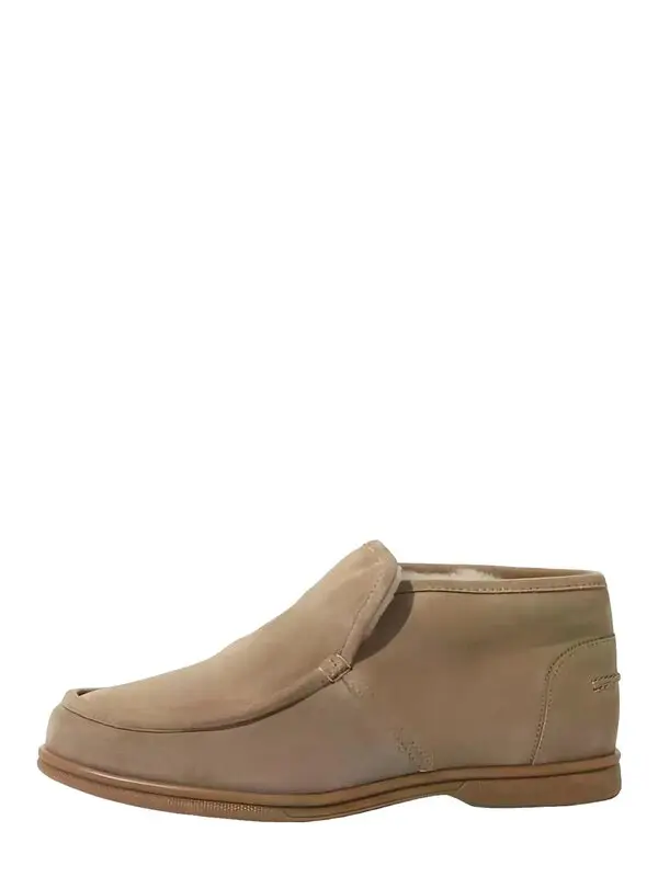 YVES SALOMON Merinillo Leather Slip-on Boots - Brown