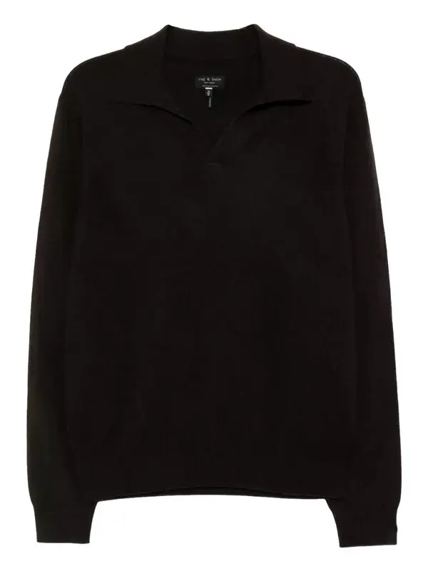 Rag & Bone Downing Polo Shirt - Brown