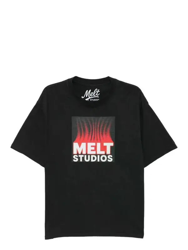 MELT Graphic-print T-shirt - Black