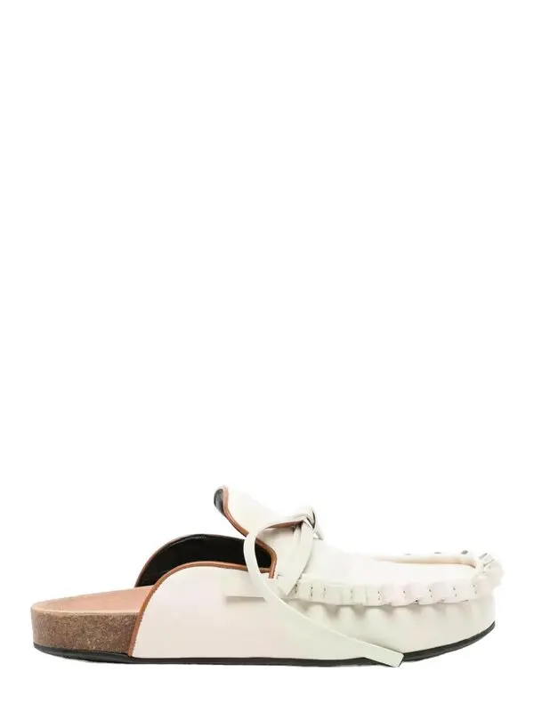 JW Anderson Leather Mules - Neutrals
