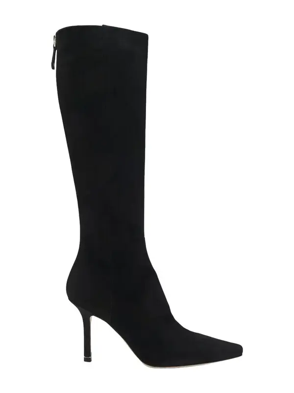 BOSS Pointed-toe Stiletto Over-the-knee Boots - Black