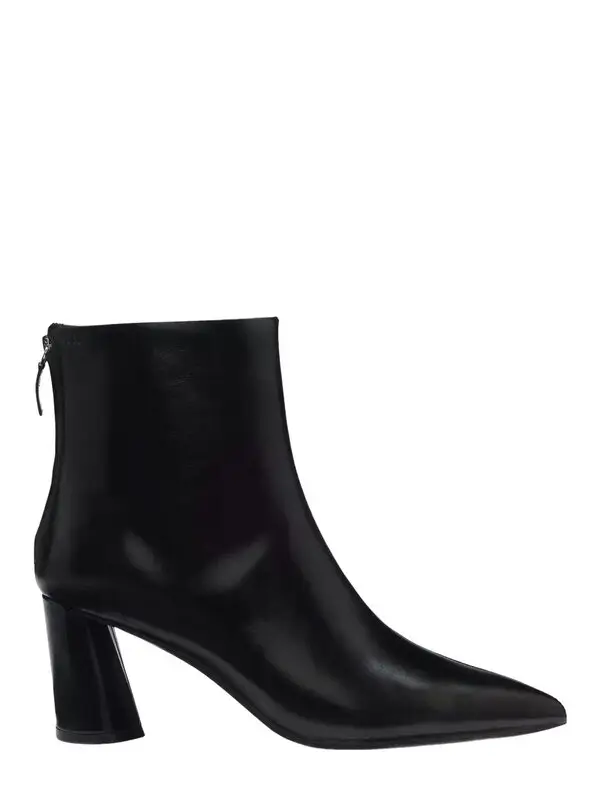 BOSS Pointed-toe Block-heel Boots - Black