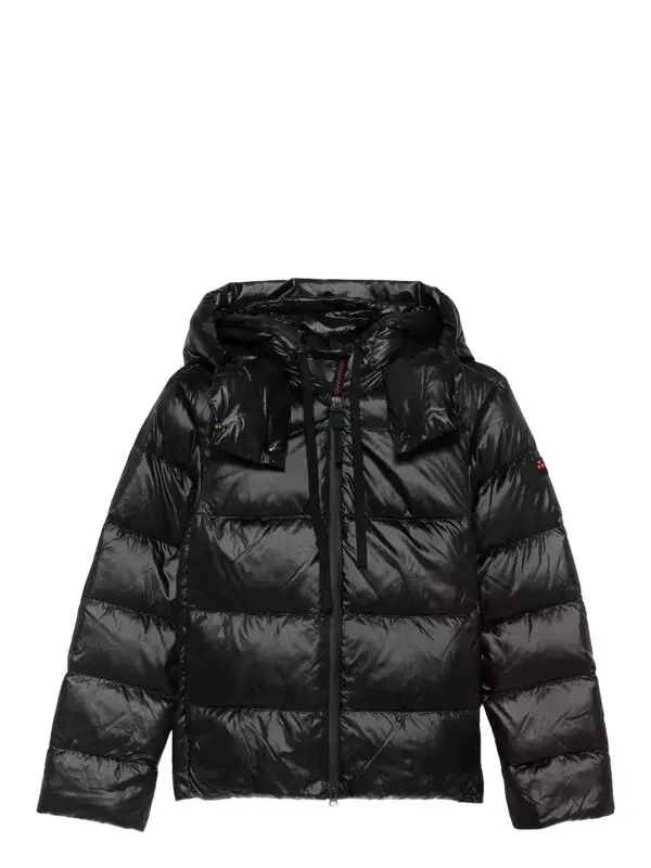 Peuterey Hooded Quilted Jacket - Black