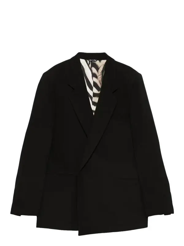 ERALDO Single-breasted Blazer - Black