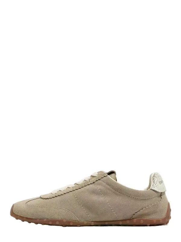 Bimba Y Lola Suede And Leather Sneakers - Neutrals