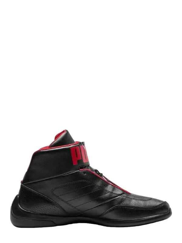 PUMA X Scuderia Ferrari Kart Cat Mid Sneakers - Black