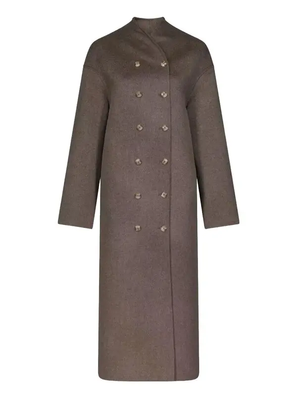 Loulou De Saison Amory Double-breasted Coat - Brown
