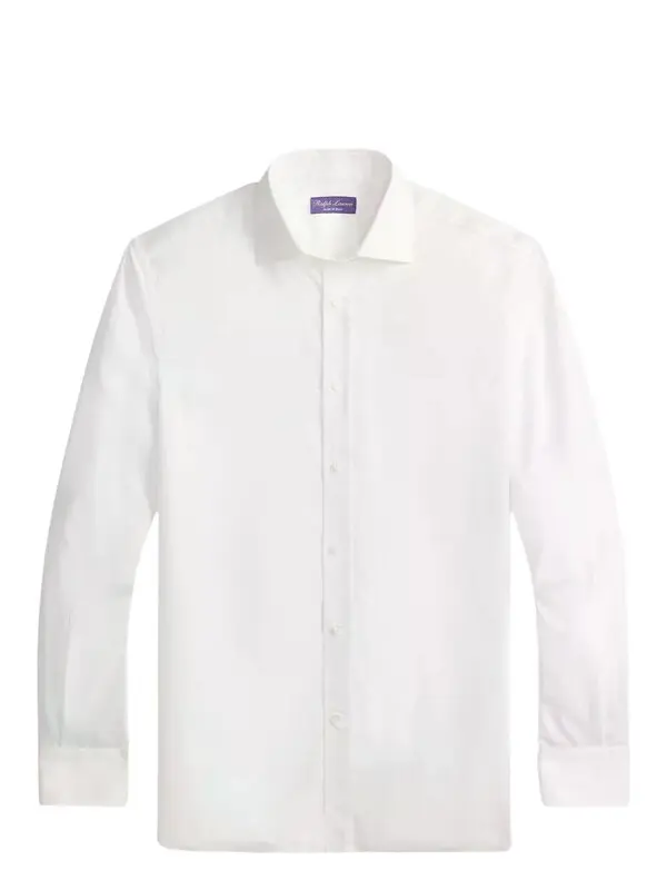 Ralph Lauren Purple Label Long-sleeve Cotton Shirt - White