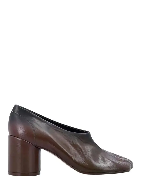 MAISON MARGIELA 70mm Anatomic Leather Block-heel Pumps - Brown