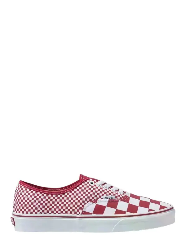 VANS Checkerboard-pattern Sneakers - Red