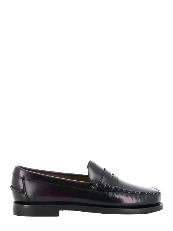 SEBAGO Leather Penny Loafers - Brown