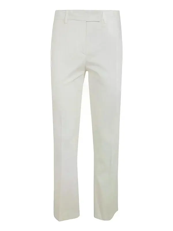DRHOPE Pressed-crease Trousers - White