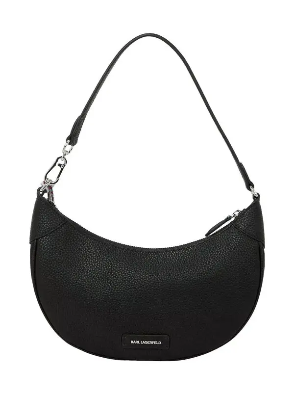 Karl Lagerfeld Half-moon Shoulder Bag - Black