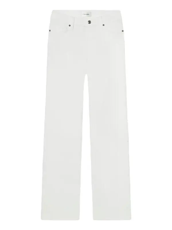 FRAME Sleek Five-pocket Jeans - White