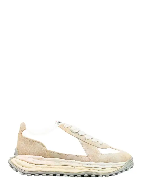 Mihara Yasuhiro Paneled Design Sneakers - White