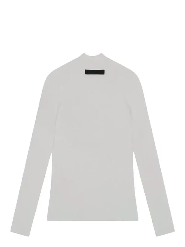 HELIOT EMIL High-neck Wool Sweater - White