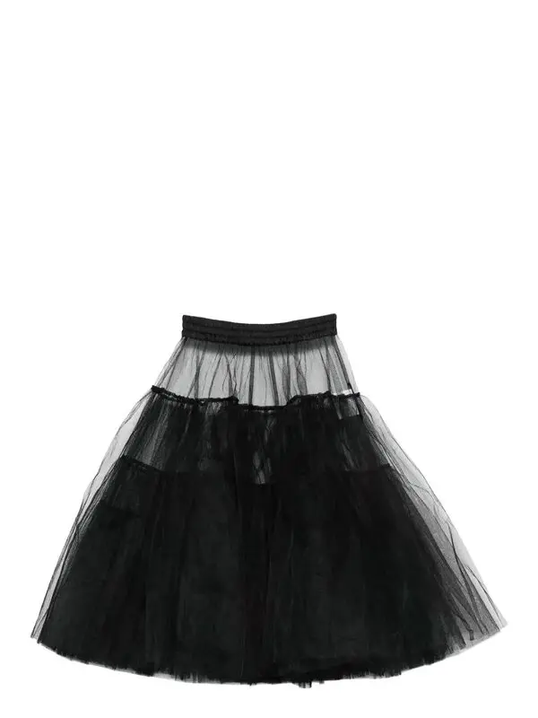 RUNDHOLZ Layered Tulle Mini Skirt - Black