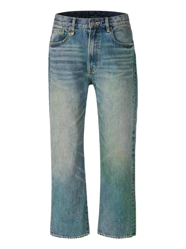 R13 Embroidered-pocket Jeans - Blue