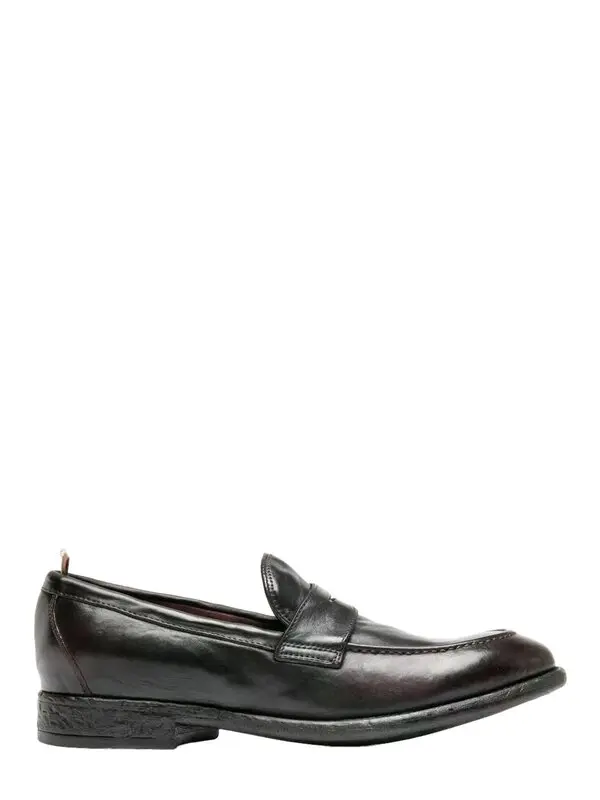 Officine Creative Leather Loafers - Black