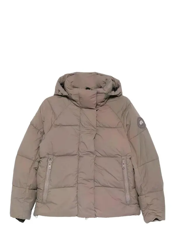 Canada Goose Junction High-neck Quilted Parka - Brown