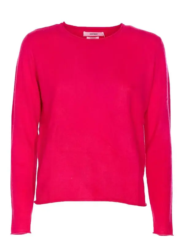 NOTSHY Crew-neck Cashmere Sweater - Pink