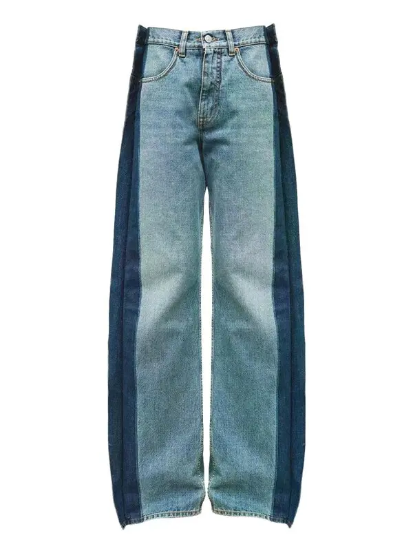 MAISON MARGIELA Paneled Five-pocket Jeans - Blue