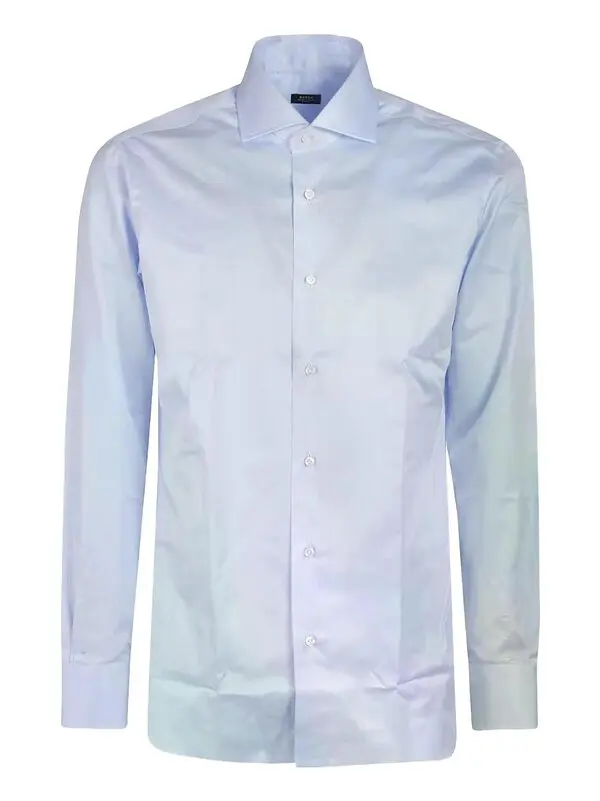 BARBA NAPOLI Cotton Shirt - Blue