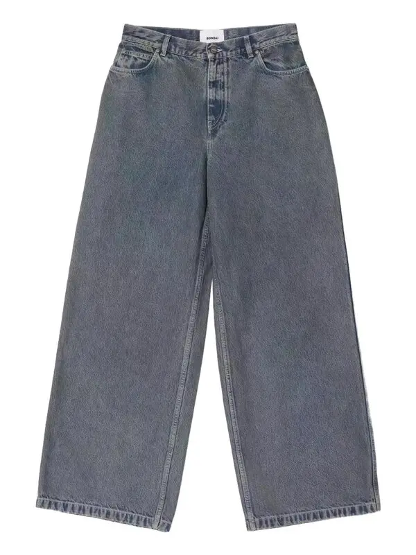 BONSAI Five-pocket Jeans With Belt Loops - Grey