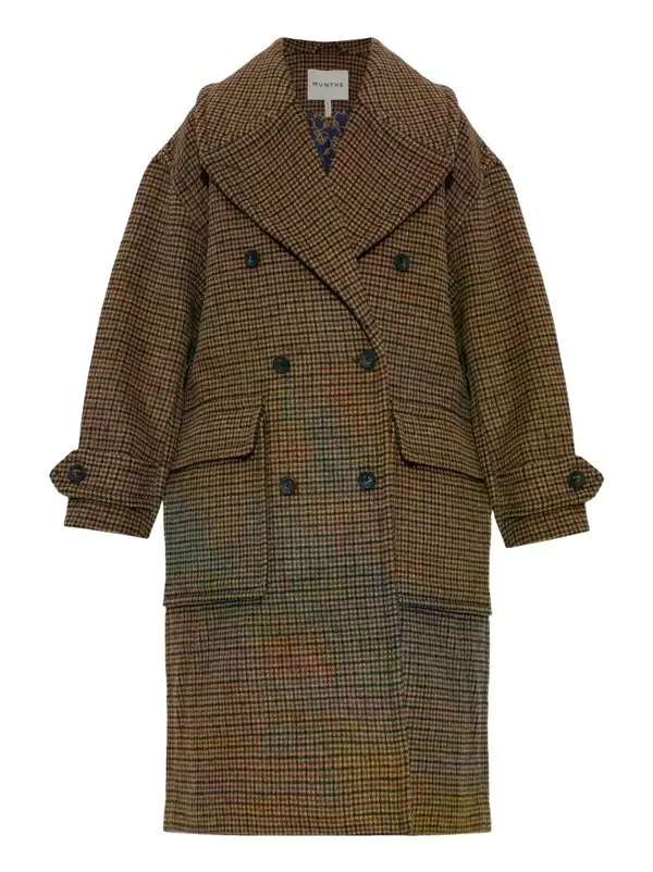 Munthe Libasto Double-breasted Coat - Brown