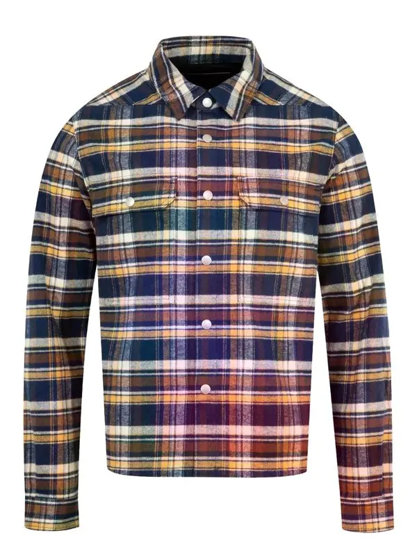 Rick Owens Plaid-pattern Shirt - Blue