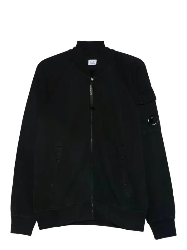 C.P. COMPANY Zip-up Jacket - Black