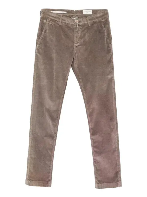 Jacob Cohen Corduroy Straight Leg Pants - Neutrals