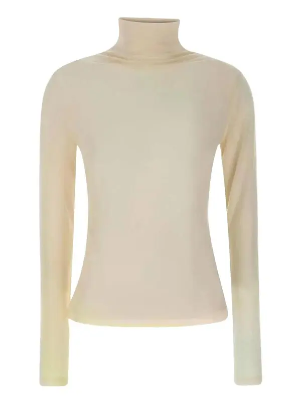 BOSS High-neck Long-sleeve Sweater - White