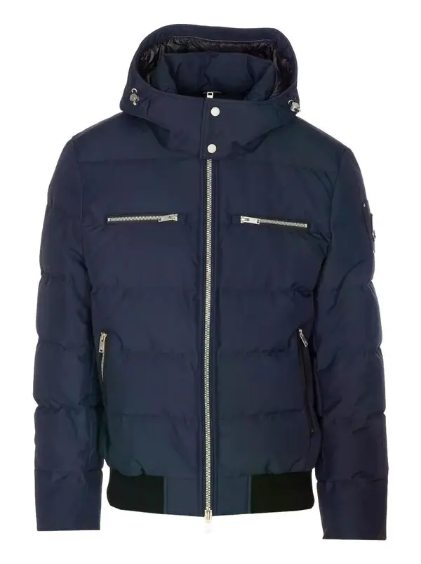 Moose Knuckles Quilted Jacket - Blue