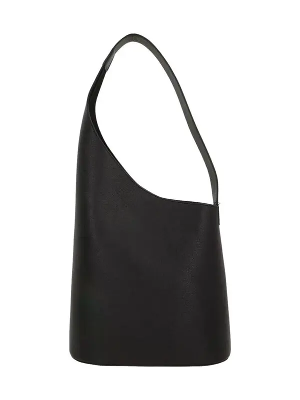 AESTHER EKME Grained Leather Shoulder Bag - Black