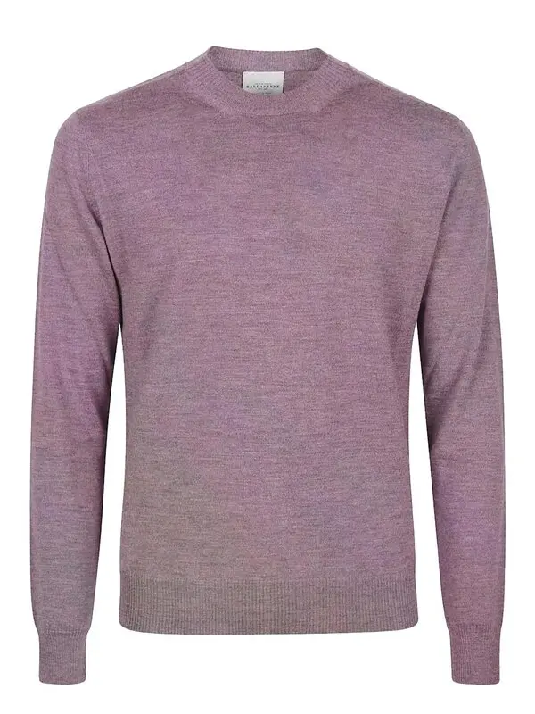 BALLANTYNE Merino Wool Crew-neck Sweater - Pink