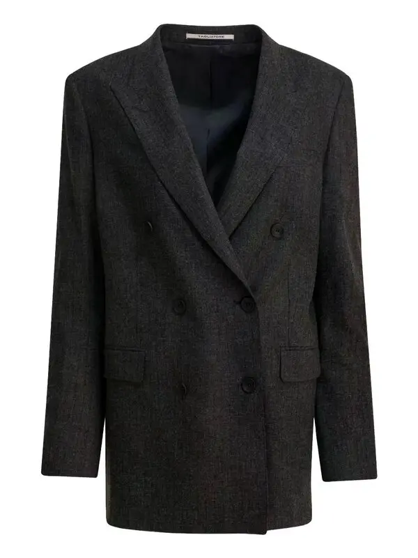 Tagliatore Double-breasted Blazer - Grey
