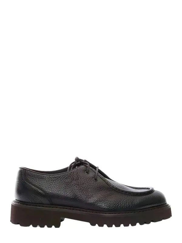DOUCAL'S Leather Derby Shoes - Brown
