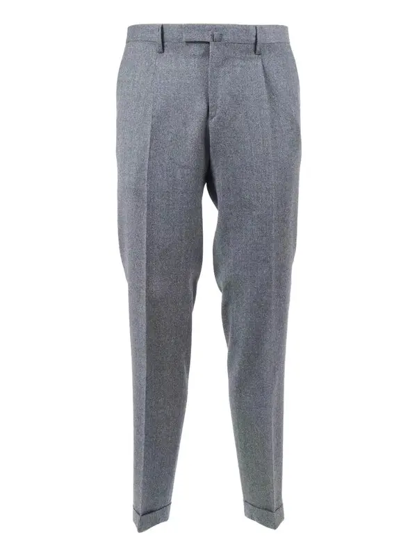 BRIGLIA 1949 Cuffed Trousers - Grey