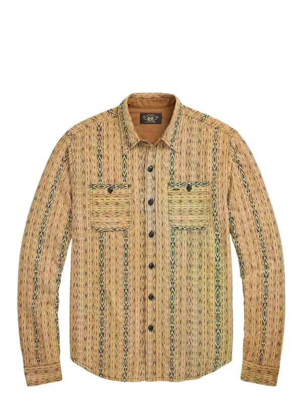 Ralph Lauren Patterned Cotton Shirt - Yellow