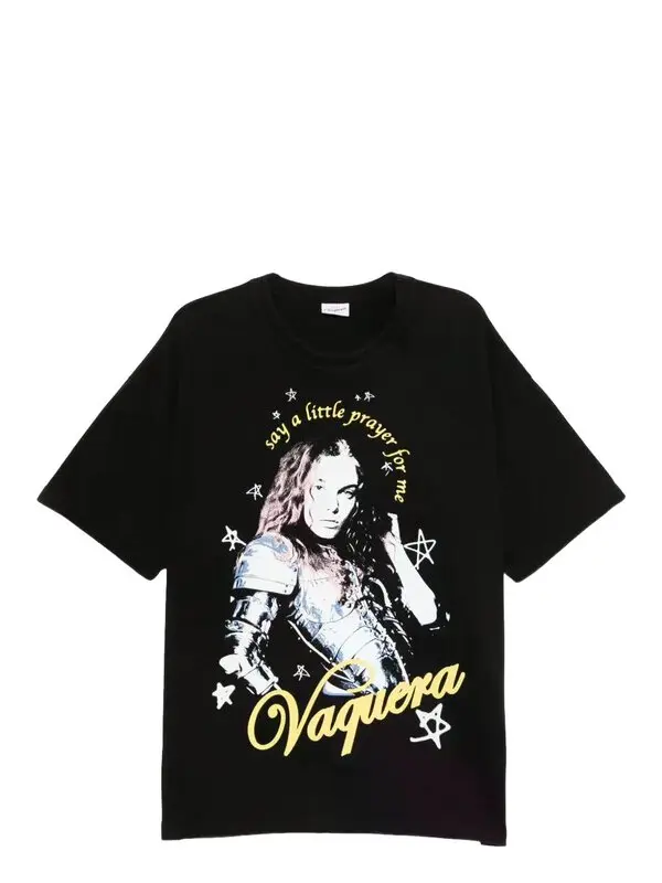 Vaquera Graphic-print T-shirt - Black