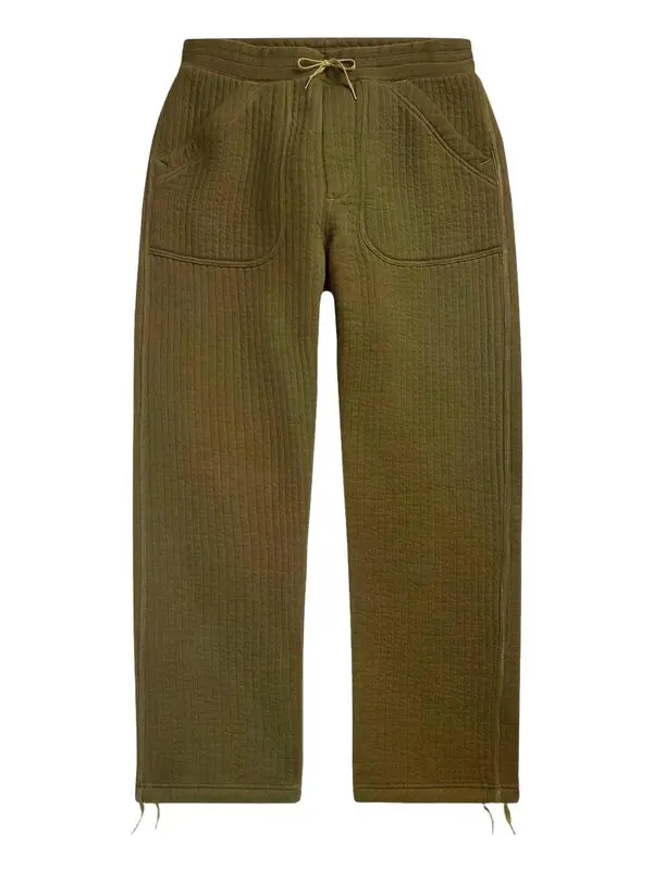 Ralph Lauren Quilted Drawstring Trousers - Green