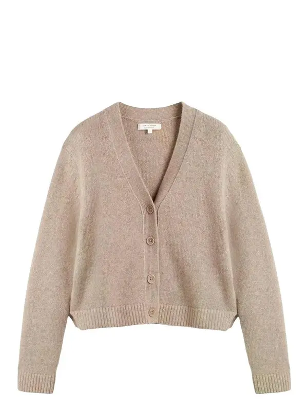 Chinti & Parker V-neck Cashmere Cardigan - Neutrals