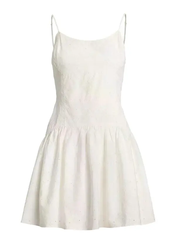 Polo Ralph Lauren Embroidered Dress - White