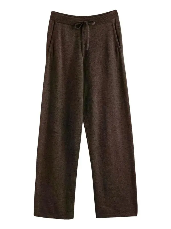 Chinti & Parker Cashmere Wide-leg Trousers - Brown